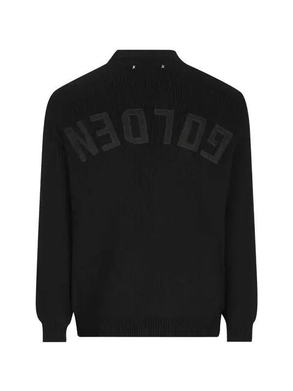 GOLDEN GOOSE Crew-neck Sweater With Embroidered Logo