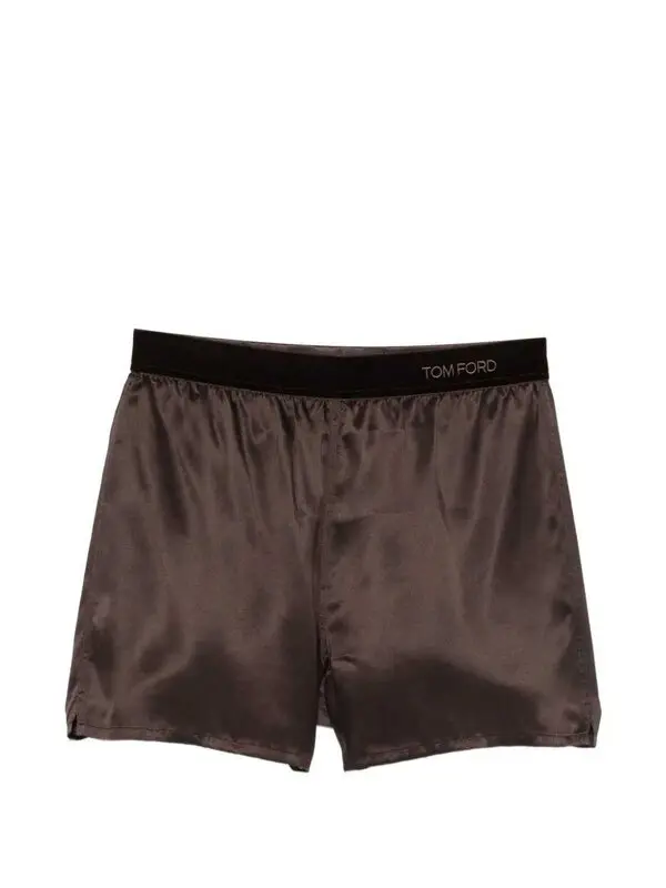 TOM FORD Silk Satin Pajama Shorts
