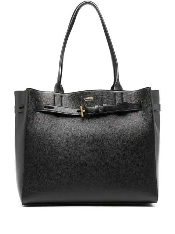 TOM FORD Medium Audrey Leather Tote Bag