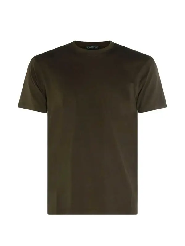 TOM FORD Embroidered Logo Crew-neck T-shirt