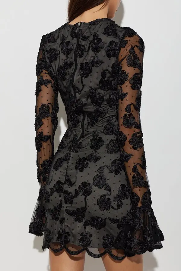 ROTATE BY BIRGER CHRISTENSEN Dress With Floral Motif