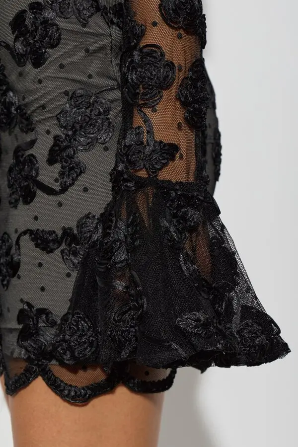 ROTATE BY BIRGER CHRISTENSEN Dress With Floral Motif