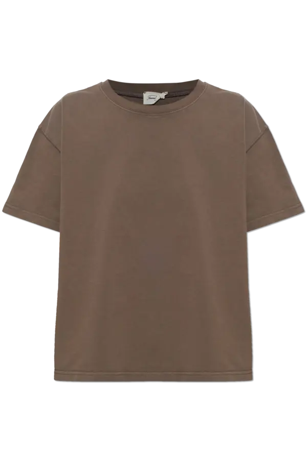 American Vintage Crew Neck T-shirt - Brown