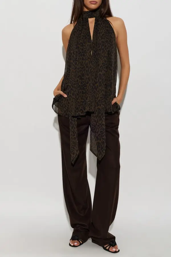ROTATE BY BIRGER CHRISTENSEN Top With Tie Detail