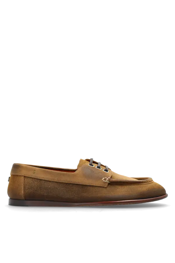 Dolce & Gabbana Panfilo’ Suede Shoes - Brown