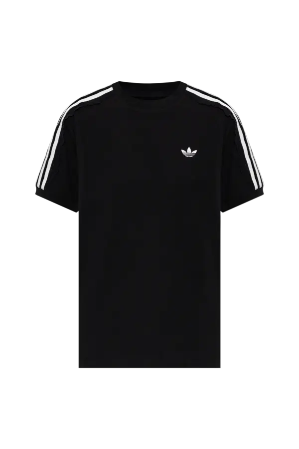 ADIDAS ORIGINALS T-shirt With Embroidered Logo - Black