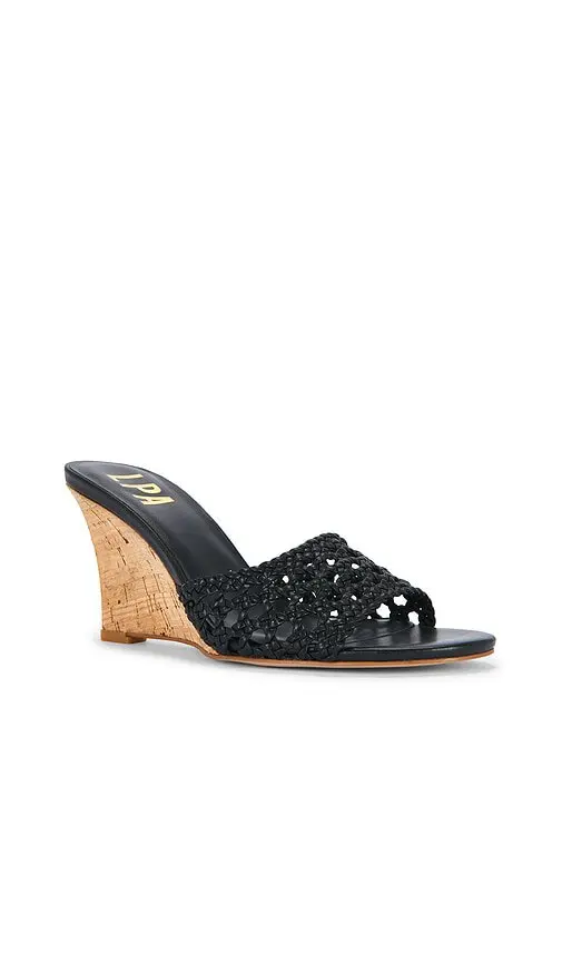 Lpa Cane Weave Wedge Sandals