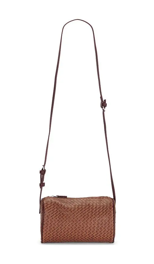 8 Other Reasons Mini Barell Bag In Brown - Woven