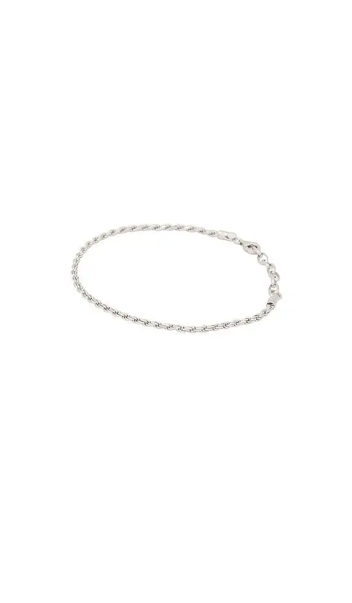 SERGE DENIMES Rope Bracelet In Metallic