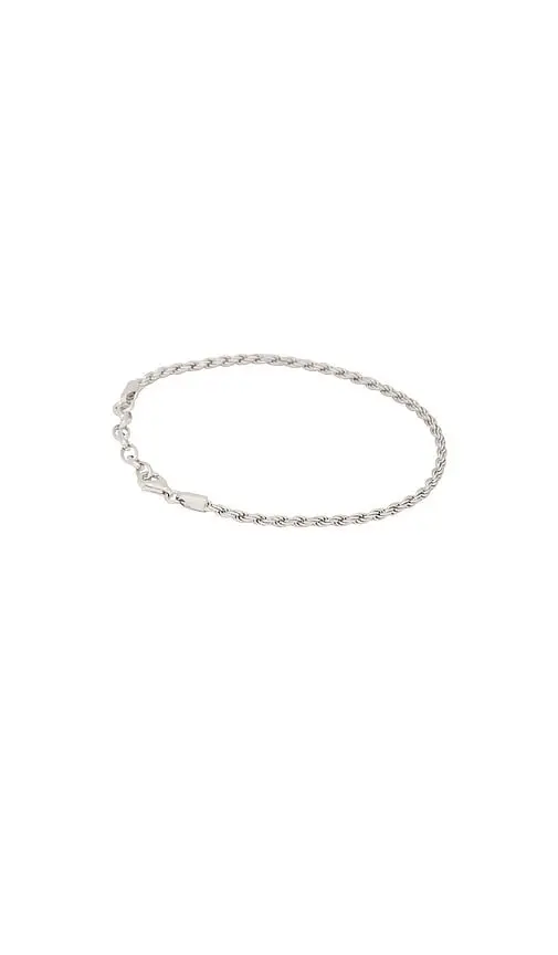 SERGE DENIMES Rope Bracelet In Metallic