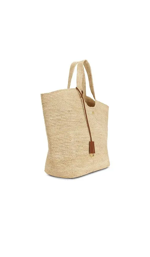 ANINE BING Lili Tote Raphia Bag