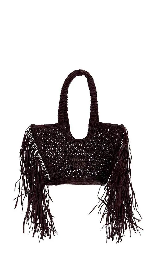 BTB LOS ANGELES Hunter Mini Fringe Tote