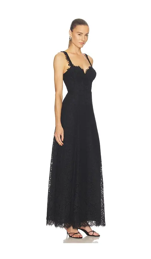 L'Agence Sutton Lace Maxi Dress