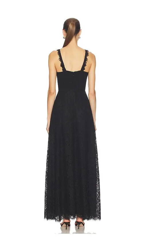 L'Agence Sutton Lace Maxi Dress
