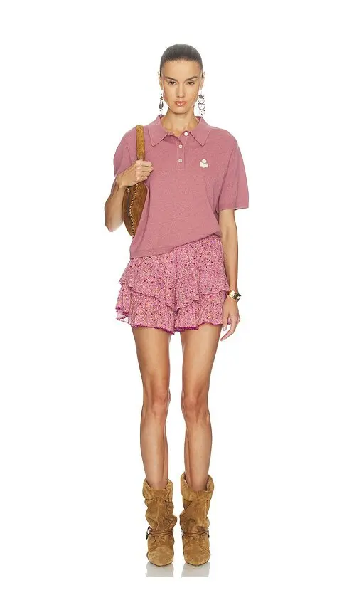 Isabel Marant Étoile Althea Top In Mauve