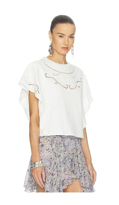 Isabel Marant Étoile Eoline Top In White