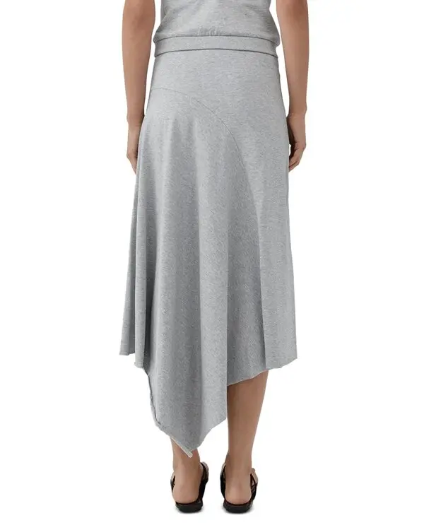 ST. AGNI Asymmetric Drape Skirt