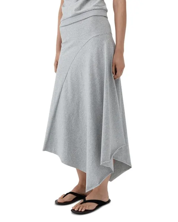 ST. AGNI Asymmetric Drape Skirt