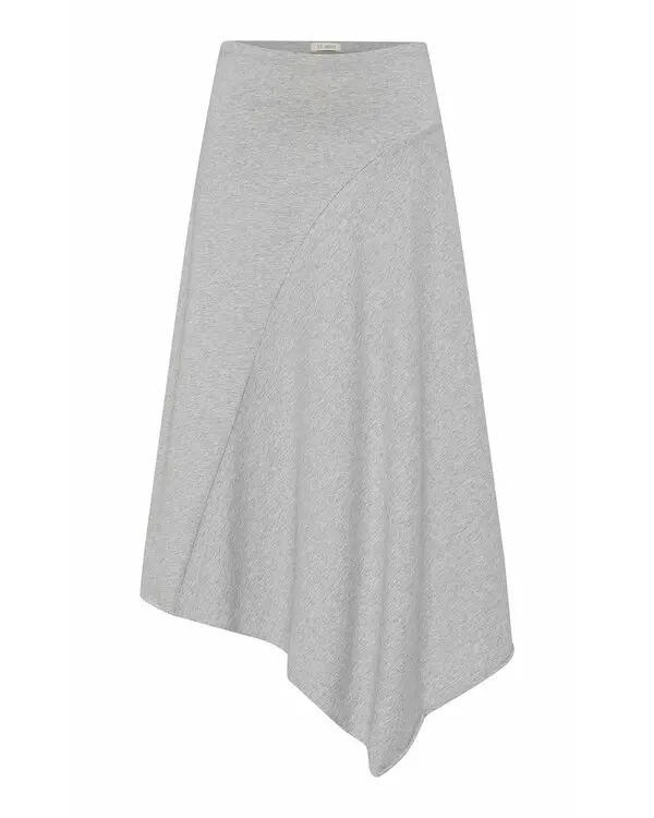 ST. AGNI Asymmetric Drape Skirt