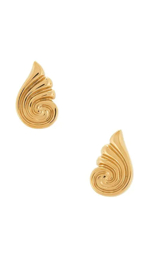 HEAVEN MAYHEM Capri Earrings In Metallic