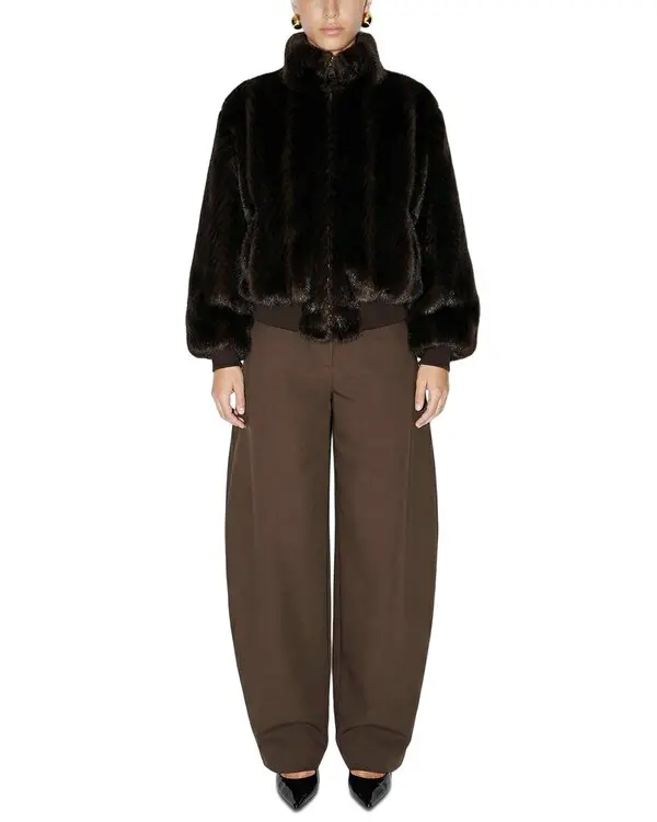 Ronny Kobo Mischa Faux Fur Jacket