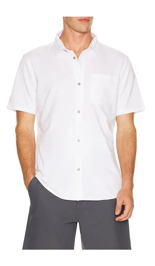 Vuori Knit Oxford Button Down Shirt
