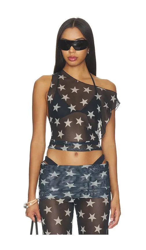 BELLA VENICE X Melody Top In Black & White