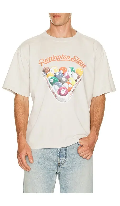 REMINGTON STONE Billiards 2 Tee In Cream
