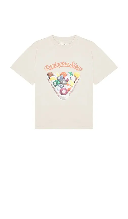 REMINGTON STONE Billiards 2 Tee In Cream