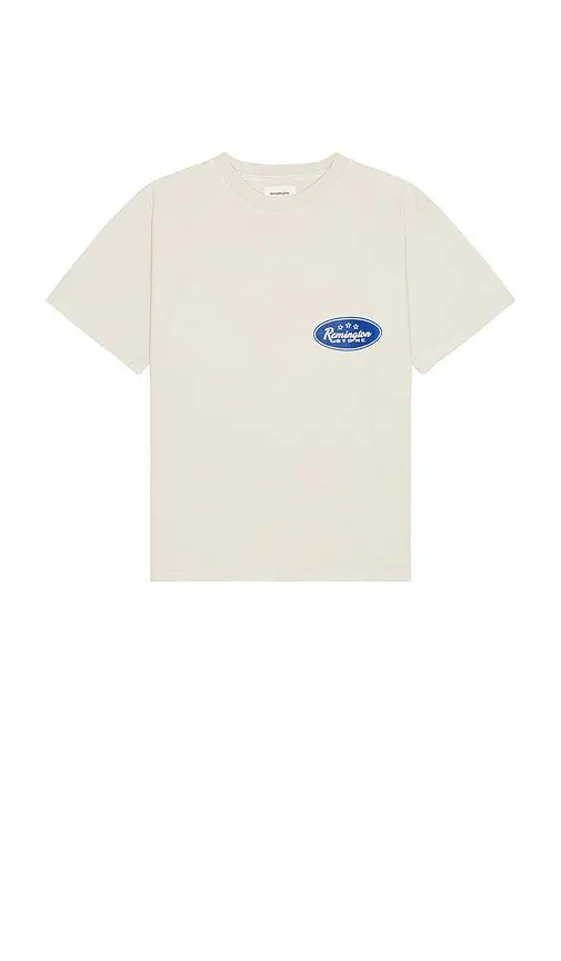 REMINGTON STONE Bronco Tee In Cream - Bone
