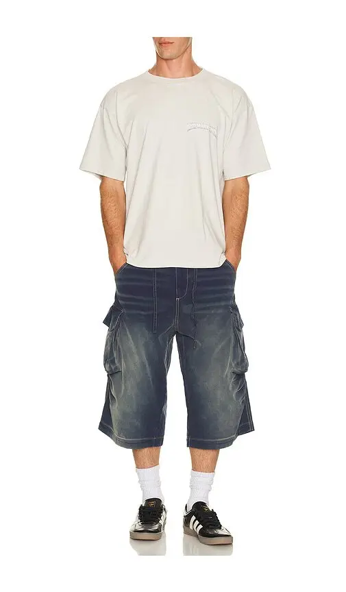 REMINGTON STONE Cash Or Gass Tee In Cream