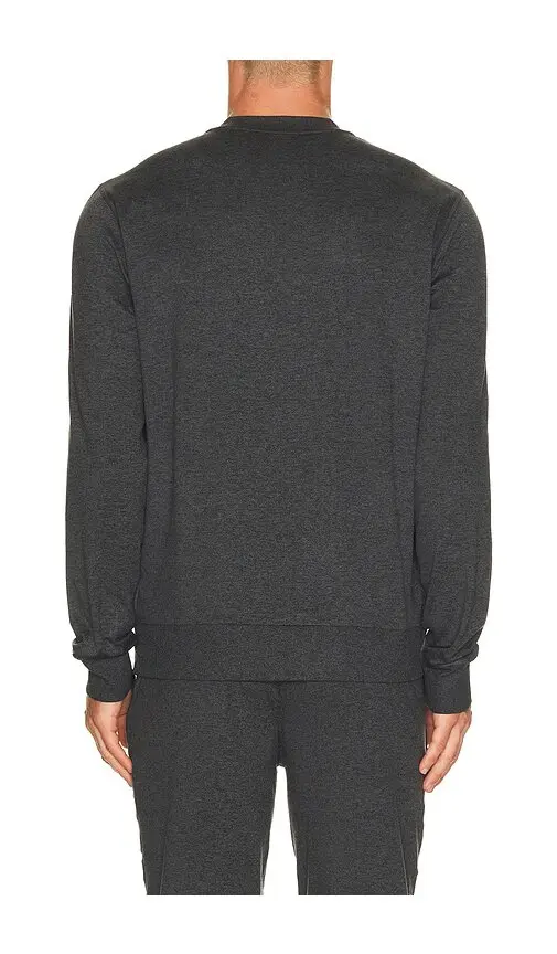 Vuori Ponto Performance Crew Pullover In Grey