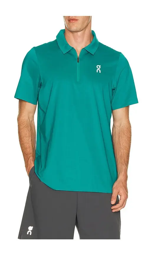 On Court Polo In Green