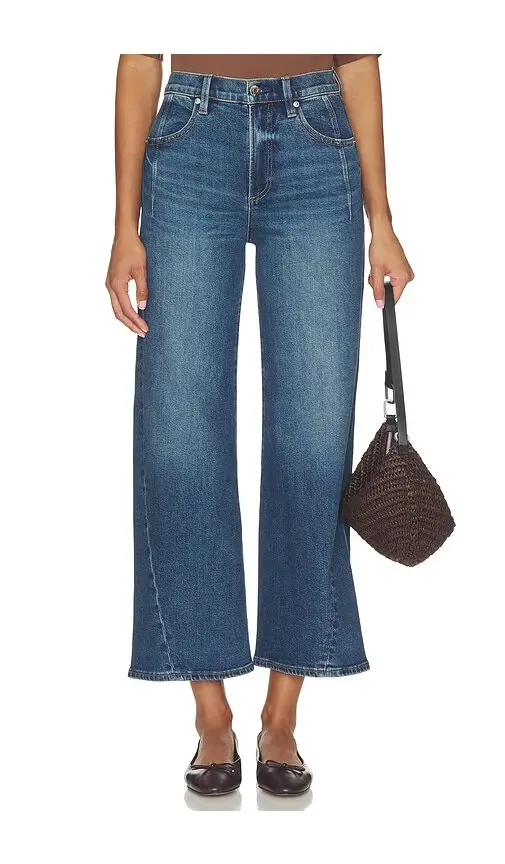 PISTOLA Kyra Ankle High Rise Bowed Wide Leg Jeans - Cosmic