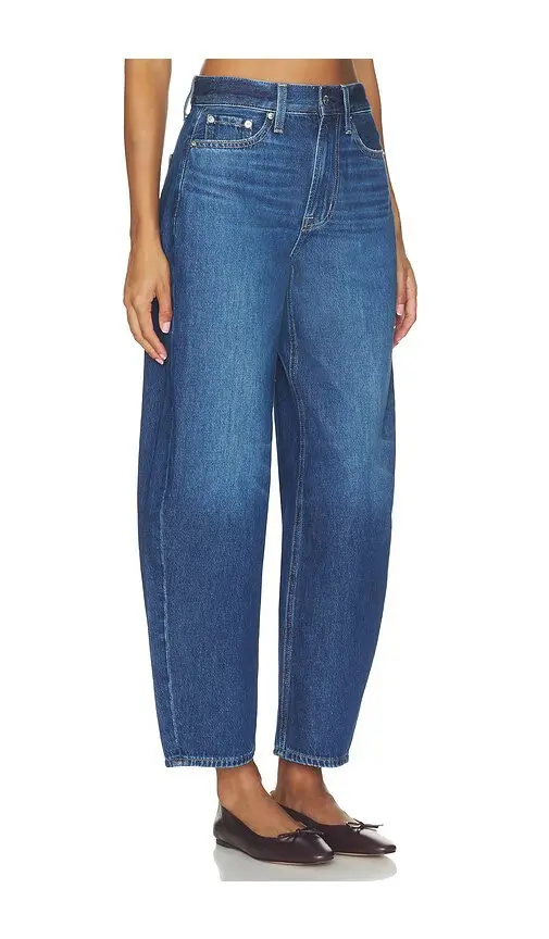 PISTOLA Sacha High Rise Relaxed Barrel Jeans In Blue