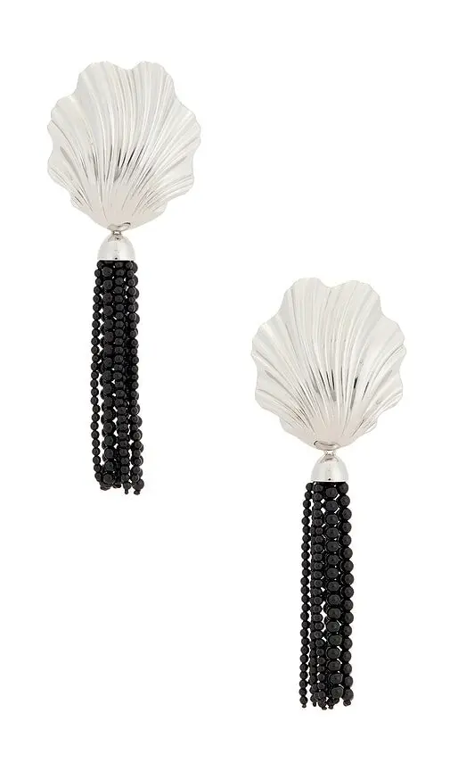 JULIETTA Aria Earrings In Metallic Silver