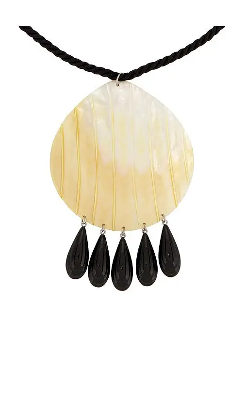 JULIETTA Iris Necklace In Black