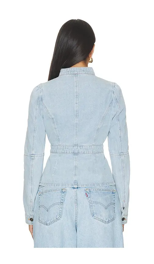 Lioness Brooklyn Denim Jacket In Blue