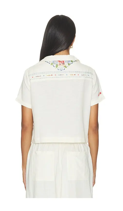 Agua Bendita Vittoria Basket Top In Multi