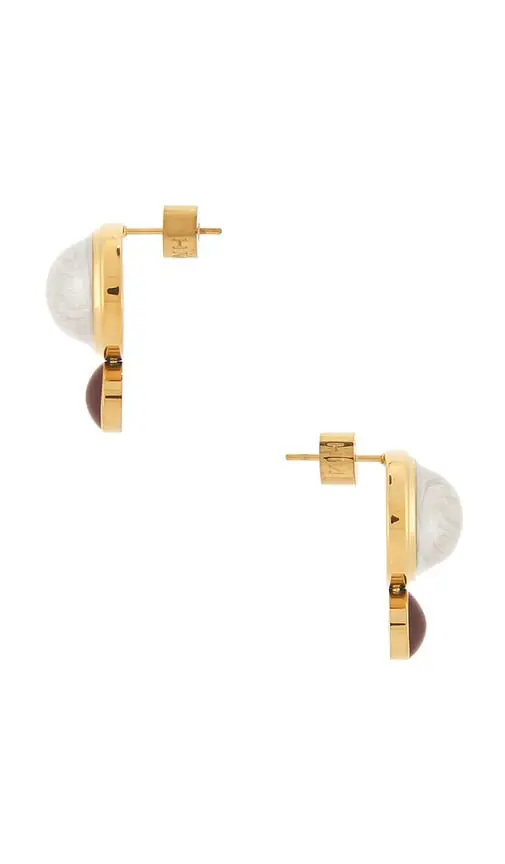 HEAVEN MAYHEM Solara Earrings In Metallic