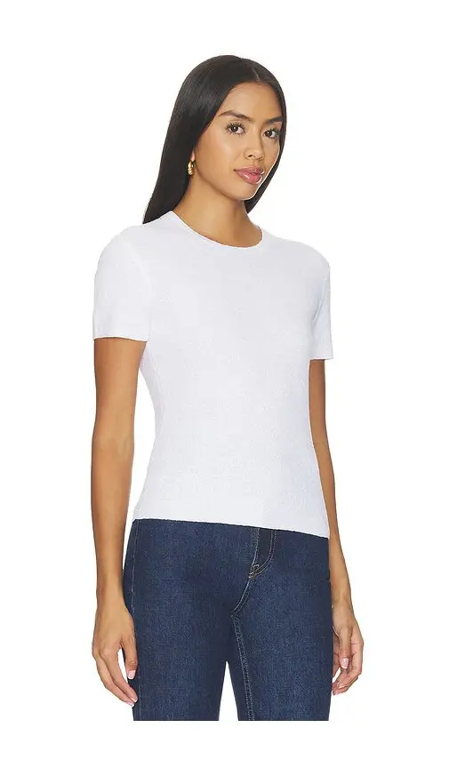 Vince Texture Short Sleeve Crew