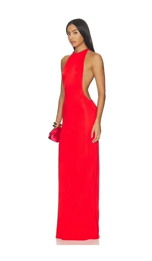 Retrofete Blodwen Dress In Red
