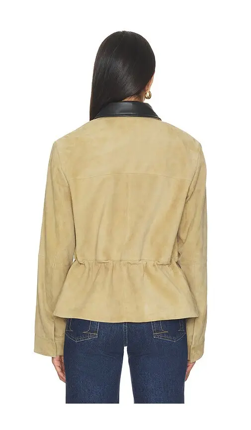 ALIGNE Mavis Suede Jacket In Tan