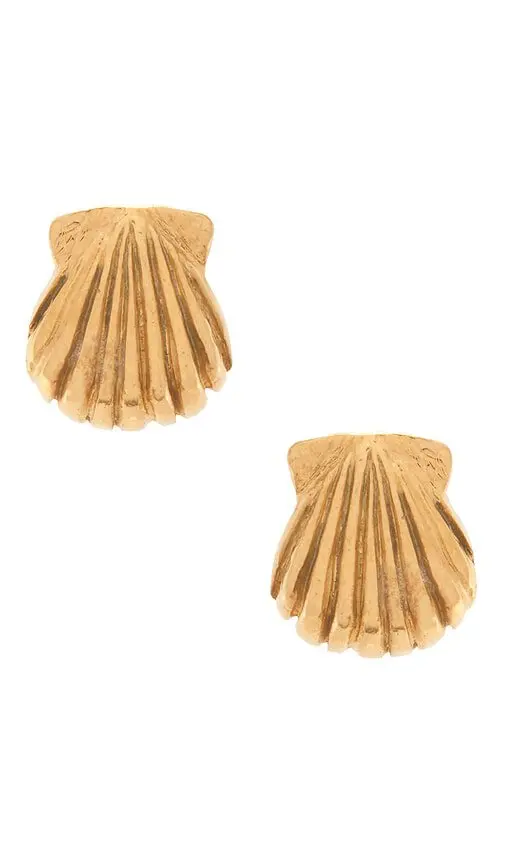 STUDIO CONCHITA Conchita Oro Studs In Metallic - Gold