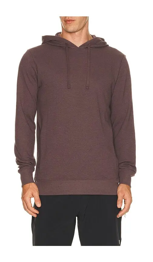 Travis Mathew Cloud Waffle Hoodie In Purple