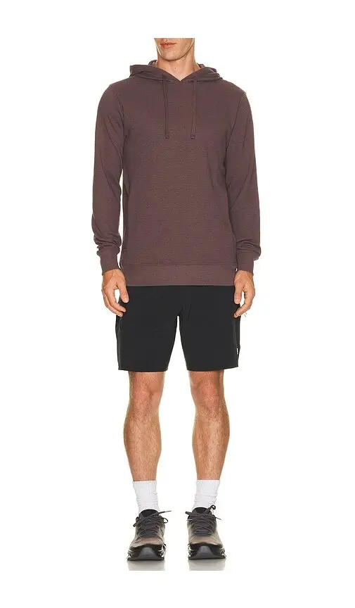 Travis Mathew Cloud Waffle Hoodie In Purple