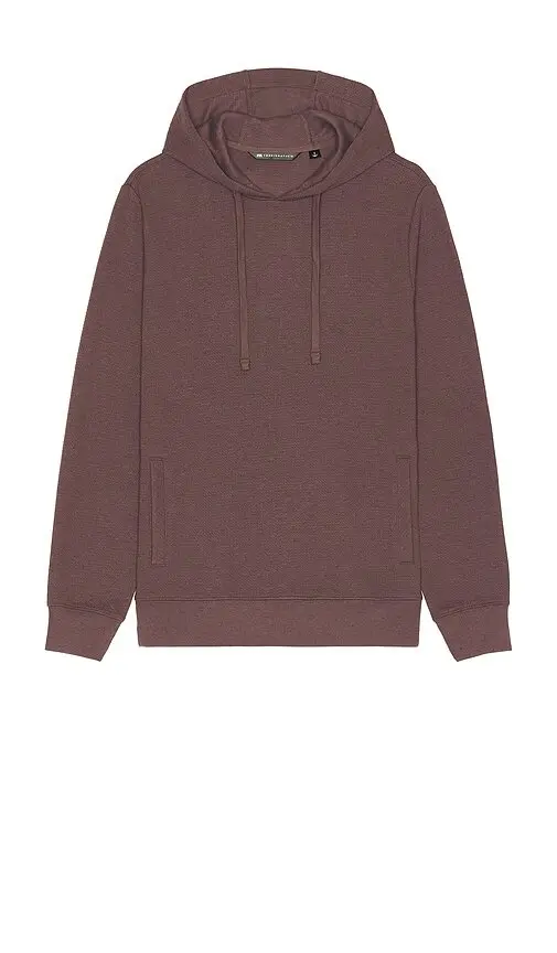 Travis Mathew Cloud Waffle Hoodie In Purple