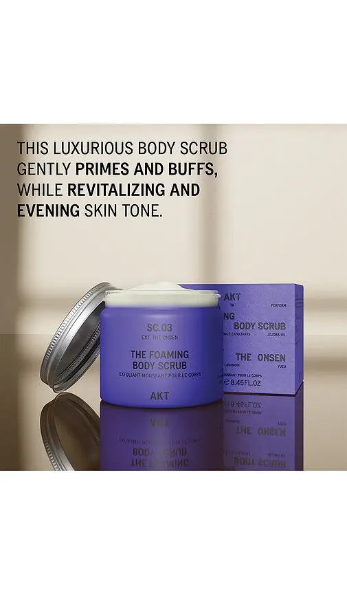 AKT LONDON The Foaming Body Scrub Sc.03 The Onsen