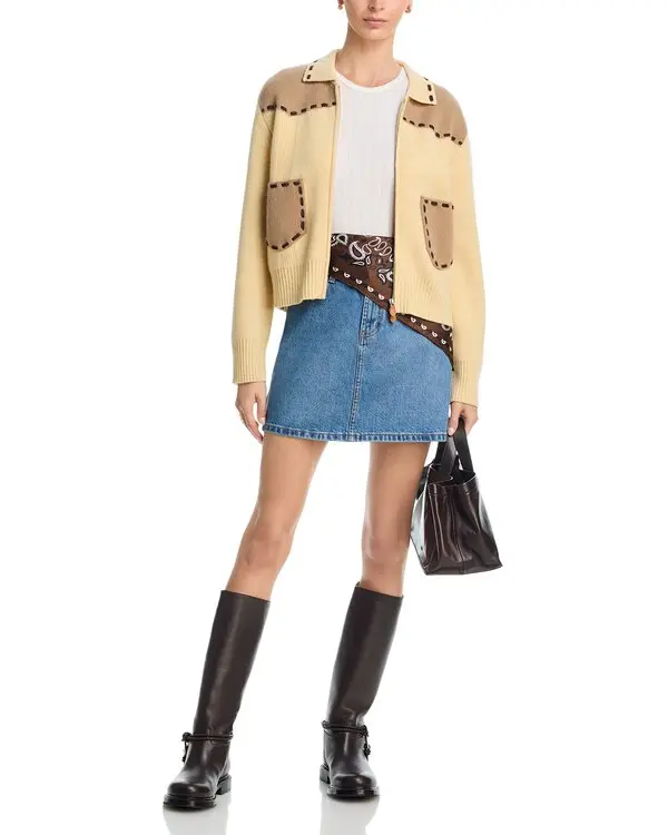 Guest In Residence Saddle Up Cashmere Wool Jacket