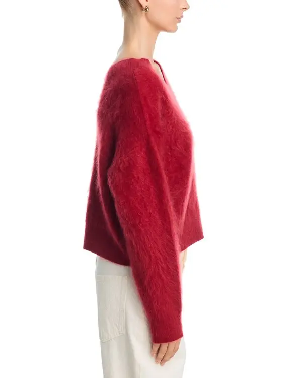 Guest In Residence Grizzly Cashmere Double V Sweater